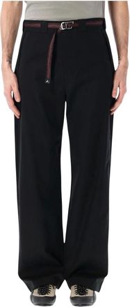 Roa Roa, Homme, Pantalons, Noir, Taille: L Centipede Buckle Pant