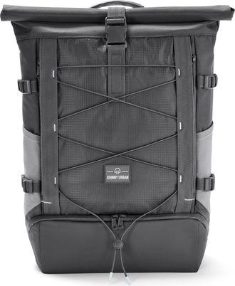 Johnny Urban Rucksack Herren & Damen Grau - Allen Large Move - Großer Rolltop Backpack für Freizeit Reisen Uni - 16 Zoll Laptopfach - Wasserabweisend