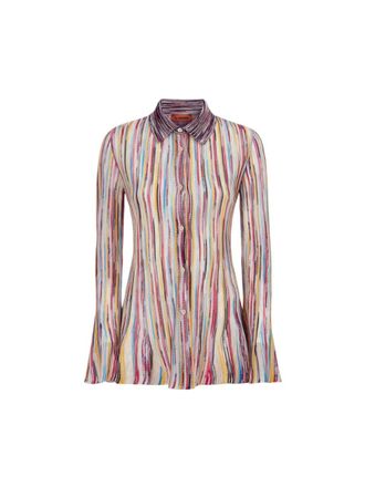 Missoni Chemise en tricot de viscose flamm&eacute;e Missoni