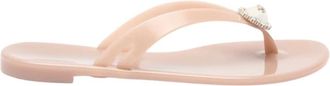 Casadei Femme, Chaussures, Beige, Taille: 41 EU Sandales Plates Jelly