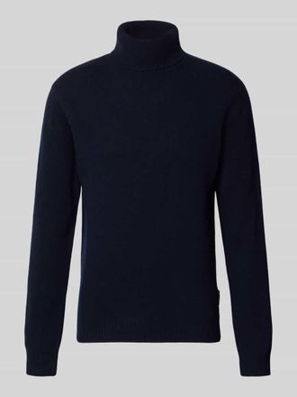 Casual Friday Slim Fit Rollkragenpullover aus Woll-Mix Modell Karl