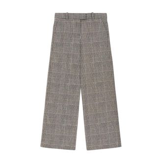Circolo 1901 Pantalon Regular Prince de Galles - Femme - Pantalons - Gris - Taille: 38 FR