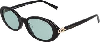 Tiffany & Co. unisex, Accessoires, Noir, Taille: 54 MM &Eacute;l&eacute;gantes Lunettes de Soleil Ovales Mod&egrave;le TF 4242D