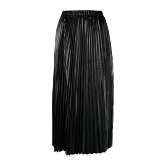 Junya Watanabe Jupe longue pliss&eacute;e taille haute - Femme - Jupes - Noir - Taille: 40 FR