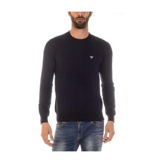 Armani Jeans Gem&uuml;tlicher Strickpullover - - Knitwear - Herren - Blau - S