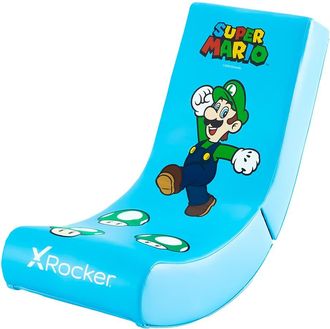 X Rocker Nintendo Super Mario Floor Rocker | Gaming Sessel für Kinder | Luigi Design, BM8567