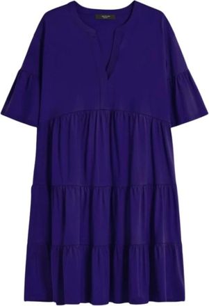 Max Mara Femme, Robes, Bleu, Taille: 38 FR Short Dress