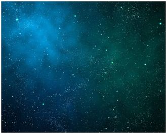 Wallario Poster - Sternenhimmel - Milchstraße und Sterne bei Nacht in Premiumqualität, Größe: 40 x 50 cm