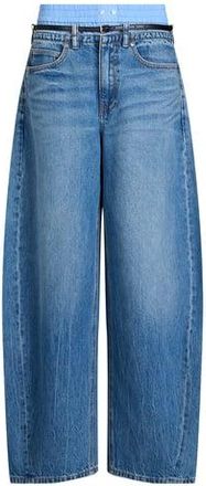 Alexander Wang Jean boule doublure &agrave; la taille en coton