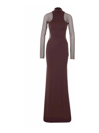 Elisabetta Franchi Robe De Soir&eacute;e - Marron