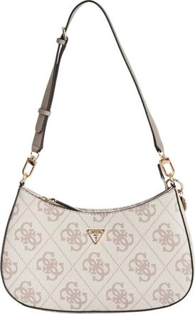 Guess Femme, Sacs, Beige, Taille: ONE Size Noelle II Top Zip Shoulder Bag
