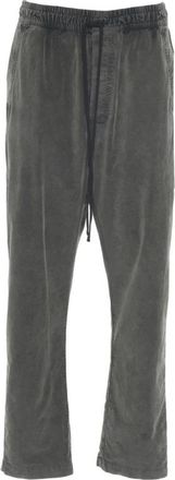 Thom Krom Homme, Pantalons, Gris, Taille: S M P 16 Velvet Pantalons