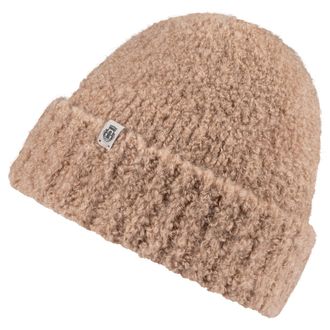 Roeckl Damen Classic Boucl&eacute; Umschlagm&uuml;tze Stirnband, Camel, Standard