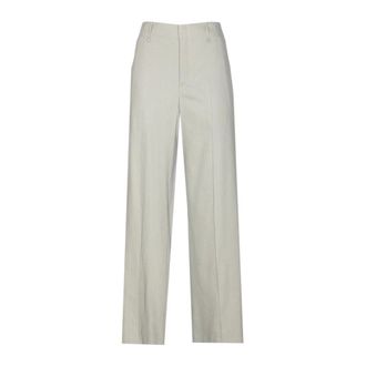 Alysi Femme, Pantalons, Gris, Taille: 40 FR Pantalone Lino Stretch Ampio