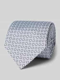 HUGO BOSS Krawatte aus Seide-Mix mit Allover-Muster