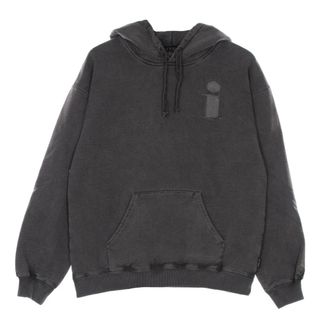 Iuter Schwarzer Monogramm Hoodie Langarm - - Sweatshirts & Hoodies - Herren - Schwarzk - XS