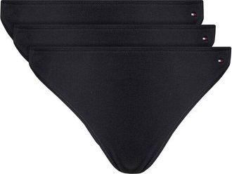 Tommy Hilfiger String-Set UW0UW05752 Schwarz