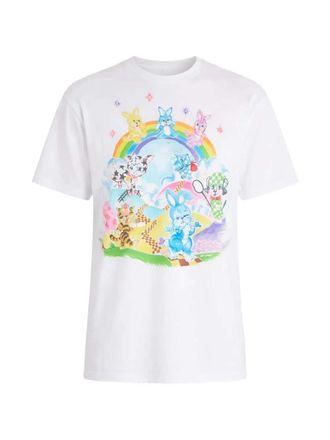 Kenzo T-shirt imprim&eacute; arc-en-ciel