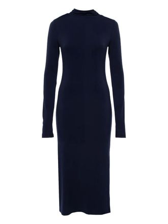Alice & Olivia robe &agrave; col montant - Bleu