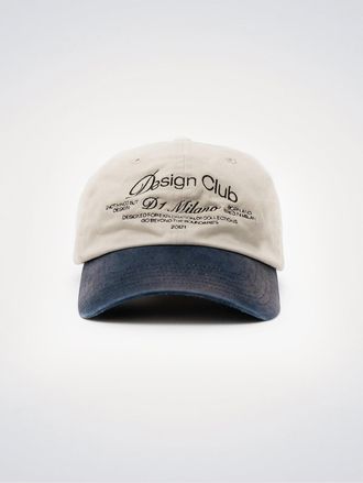 D1 Milano Cream & Green Design Club Cap