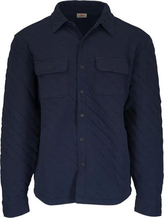 Faherty veste &agrave; design matelass&eacute; - Bleu