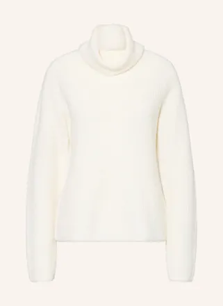HUGO BOSS Rollkragenpullover Falodina Mit Alpaka weiss