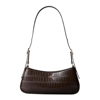 Calvin Klein Femme, Sacs, Brun, Taille: ONE Size Sac bandouli&egrave;re Croc Petit
