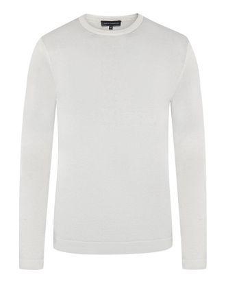 Trusted Handwork Leichter Strick-Pullover aus Pima-Baumwolle in