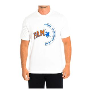 La Martina Kurz&auml;rmeliges T-Shirt - - Tops - Herren - Wei&szlig; - S