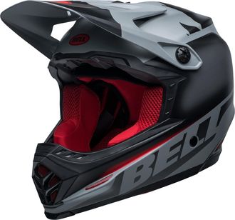 Bell Bell Full-9 Fusion MIPS mat/Gloss Grey/Crimson XL