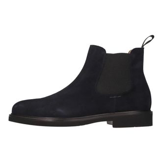 Rossano Bisconti Bottines style Beatles en daim - Homme - Chaussures - Bleu - Taille: 44 EU