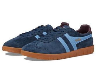 Gola Baskets Hurricane en daim pour homme, Bleu marine/bleuet/bordeaux/gomme, 43 EU