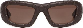 Bottega Veneta Lunettes De Soleil - Marron