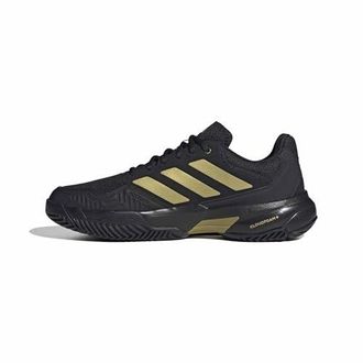 adidas Adidas Homme Courtjam Control 3 Tennis Shoes, Core Black/Gold met./Core Black, 47 1/3 EU