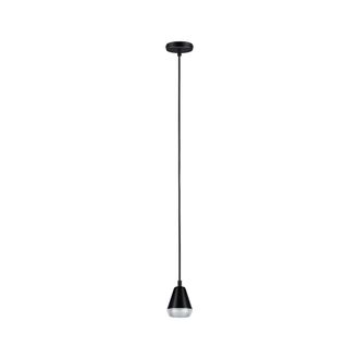 Paulmann 76990 LED Pendelleuchte Luia IP44 GU10 max. 10W Satin, Schwarz Badbeleuchtung