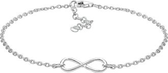 Elli Armband Feiner Damen Armschmuck mit Infinity Unendlichkeitszeichen Symbol in 925 Sterling Silber