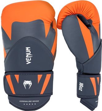Venum Challenger 4.0 Boxhandschuhe - Orange-Marineblau - 16 Oz