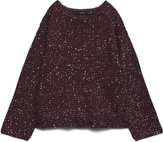 Vero Moda Vmleilani Stitch Ls Boatneck Pullover