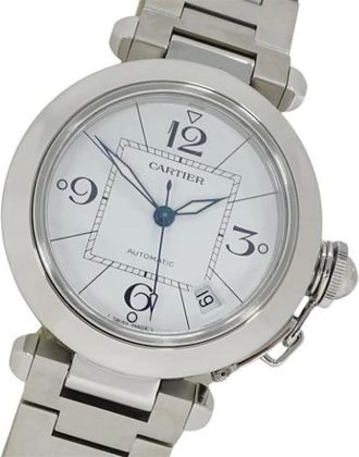 Cartier Montre vintage doccasion - Homme - Pre-owned - Blanc - Taille: ONE Size