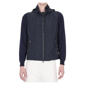 Moorer Homme, Vestes, Bleu, Taille: 2XL Luis Stp Vest