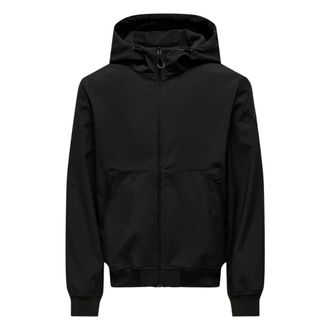 Only & Sons Only & Sons, Homme, Vestes, Noir, Taille: M Bowie Softshell Bomber Noos