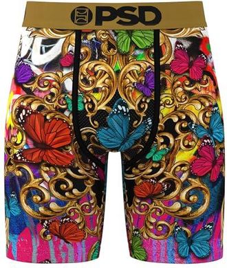 PSD Boxer Surreal Fly Sous-vêtement pour homme en microfibre respirant avec coutures plates 17,8 cm, Surreal Fly, L