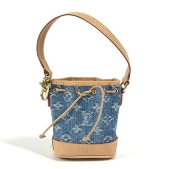 Louis Vuitton Porte-cl&eacute;s en denim Pre-owned - Femme - Pre-owned - Bleu - Taille: ONE Size