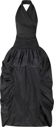 Andamane Robe longue Alexandra Taffetas &Eacute;vas&eacute;e - Femme - Robes - Noir - Taille: 36 FR