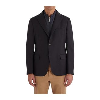 Slowear Stilvolle Blazer Jacke mit wasserabweisender Oberfl&auml;che - - Jackets - Herren - Blau - 2XL