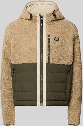 Superdry Regular Fit Jacke mit Teddyfellbesatz