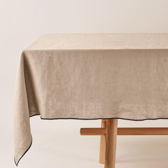 Madura Nappe Carrée Carlina Sable et bourdon noir - BEIGE