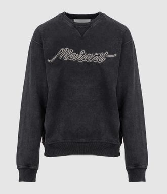 Isabel Marant Sweat Shirt Homme Mahony Faded Black