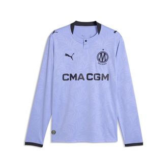 Puma Olympique de Marseille 26/27 Langarm-Ausweichtrikot Herren, Accessoires, Lila, 3XL