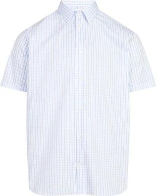 Au Printemps Paris Chemise manches courtes &agrave; carreaux en coton